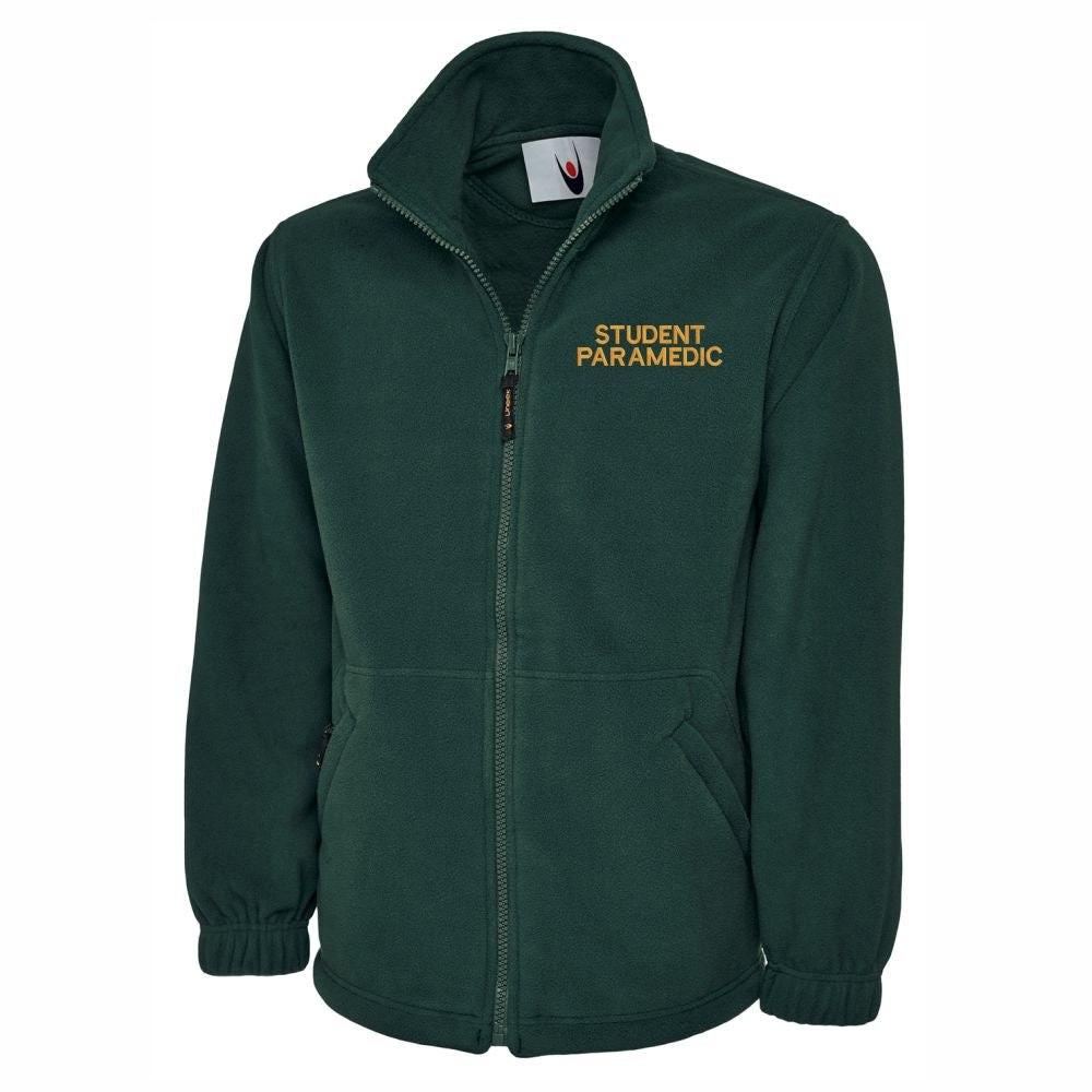 Student Paramedic Lettering Fleece Jacket | Custom Uniforms