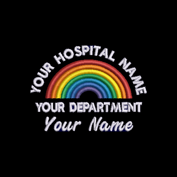 Rainbow Soft Shell Jacket | Personalised Jackets for NHS Staff – Custom ...