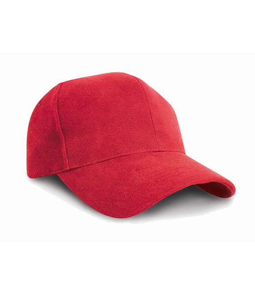 Result Pro-Style Heavy Brushed Cotton Cap | Red – Custom Uniforms