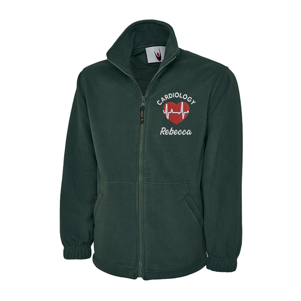 Cardiology Fleece Jacket | NHS Department Fleece | Custom Uniforms
