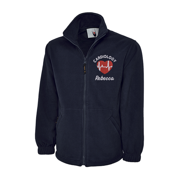 Cardiology Fleece Jacket | NHS Department Fleece | Custom Uniforms