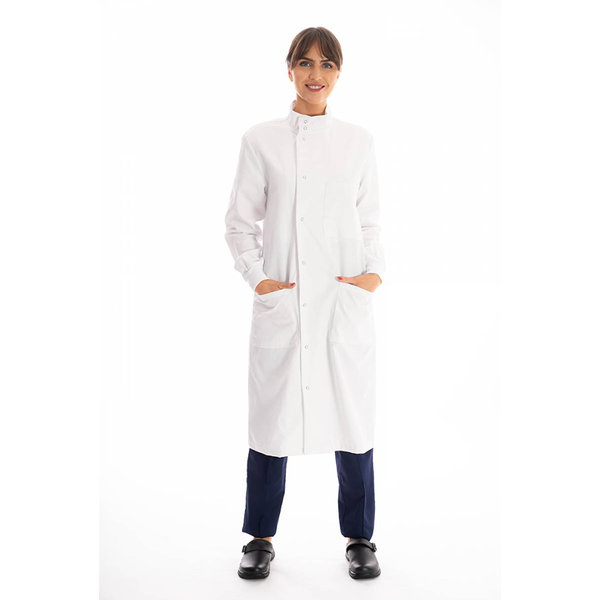 Howie Unisex Science White Lab Coat - EEHSC | Custom Uniforms