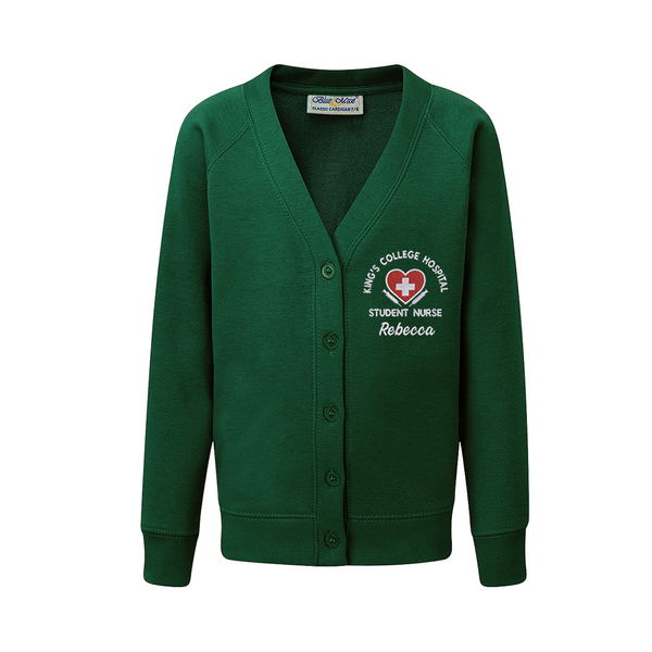 Student Nurse Cardigan | NHS Department Clothing | Custom Uniforms