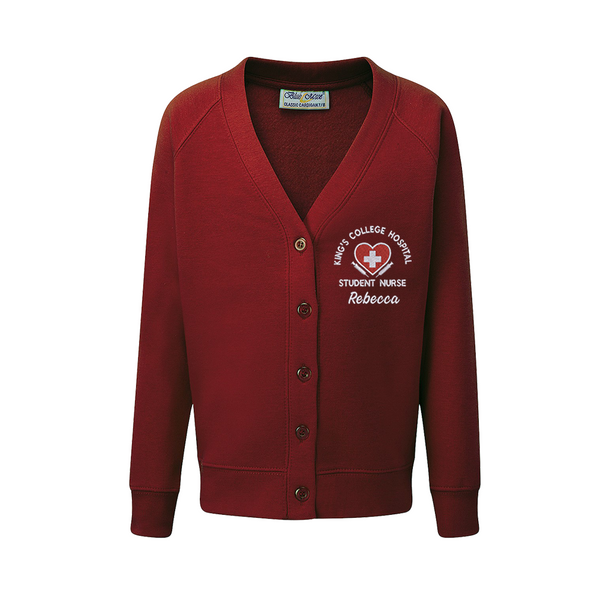Student Nurse Cardigan | NHS Department Clothing | Custom Uniforms